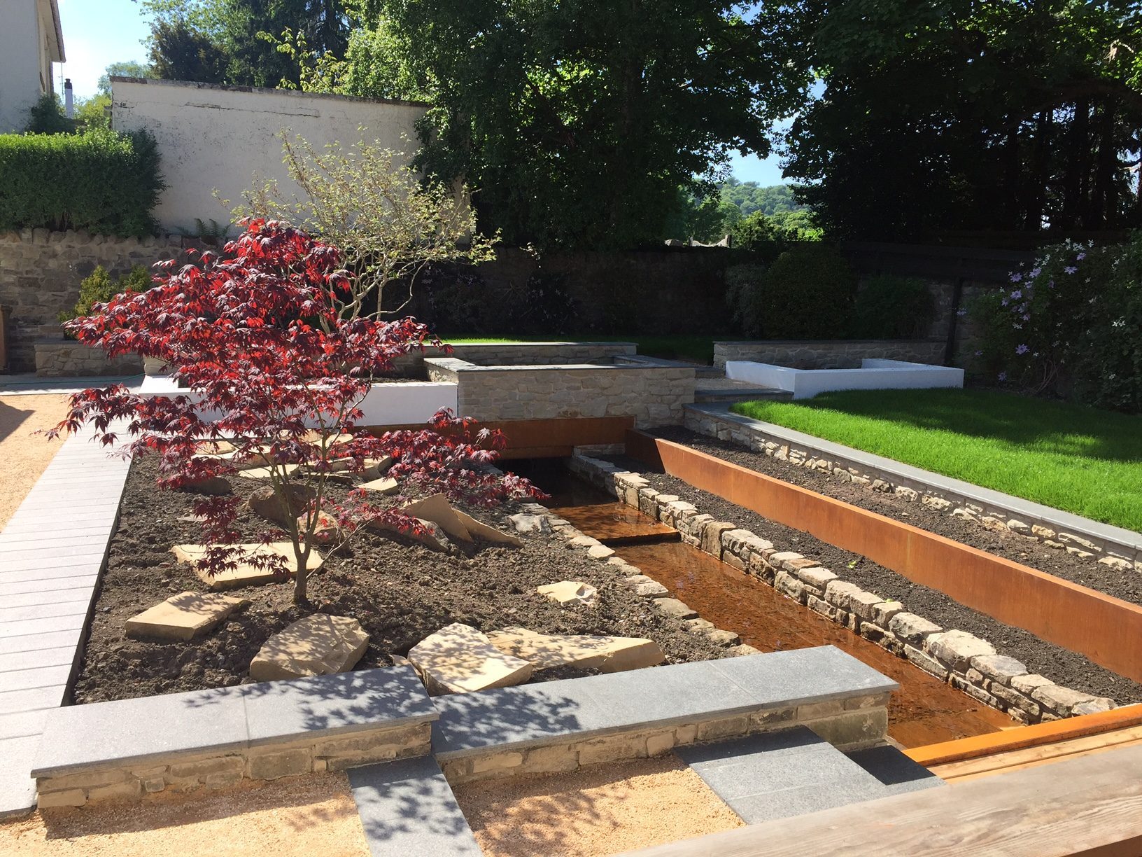 Corten Steel | Material Ideas | Garden Design by Water Gems